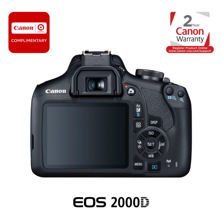 Canon EOS 2000D DSLR Camera with 18-55mm - Gadgetech Electronics